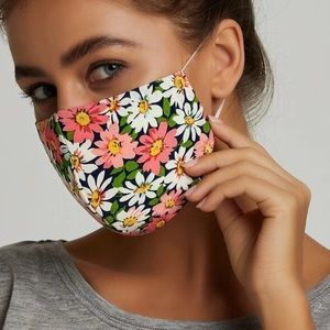 Accessories | Flower Pattern Face Mask | Poshmark